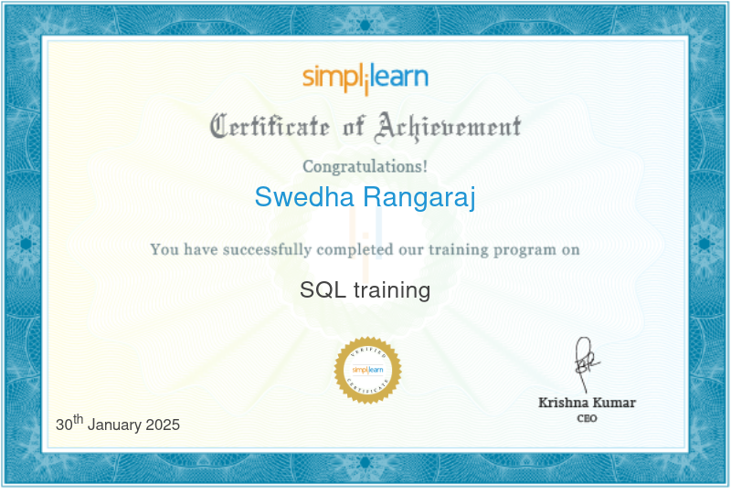 Swedha Rangaraj - Tiger Analytics | LinkedIn