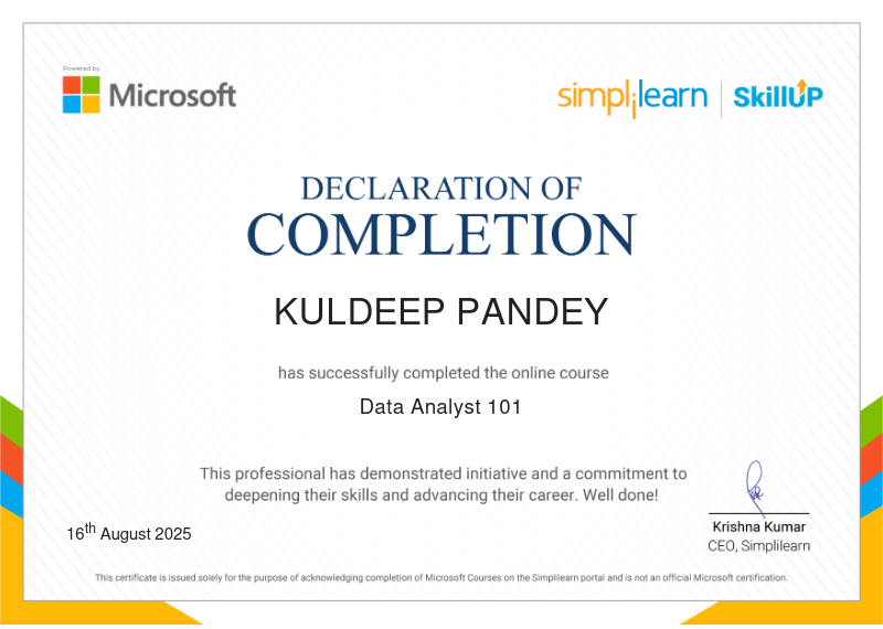 Kuldeep Pandey - FRONTEND DEVELOPER || PYTHON || AI & ML | LinkedIn