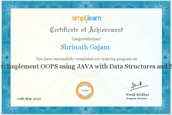 Shrinath Gajam - Full Stack Java Developer | Java Developer | Backend Developer | Frontend ...