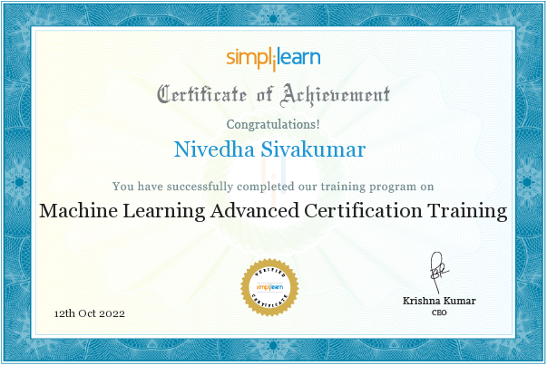 Nivedha Sivakumar - Ready to Apply Academic Knowledge in Real-World of ...